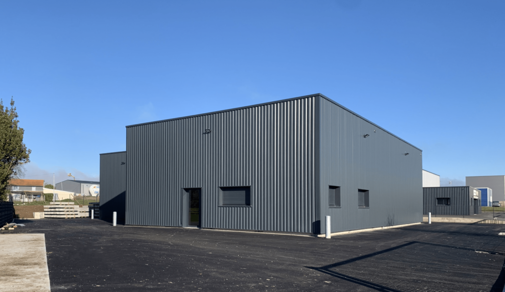 Construction d’un bâtiment de stockage et bureaux à Tonnay-Charente 17